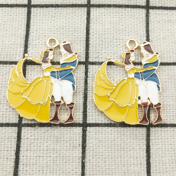 10pcs boy and girl charm metal charm jewelry pendant earring | Etsy