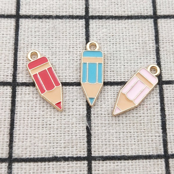 Pencil Charm - Etsy