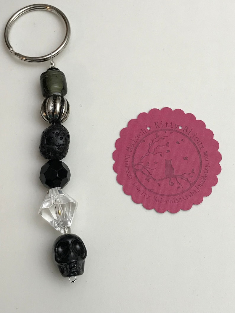 Keychains (4-4.5 Inches Bead Length)(many Colors to Choose From)(owl ...