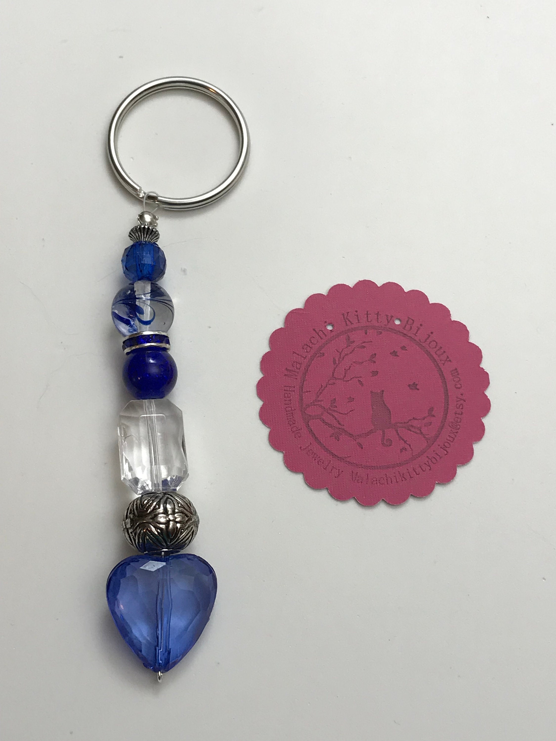 Keychains (4-4.5 Inches Bead Length)(many Colors to Choose From)(owl ...