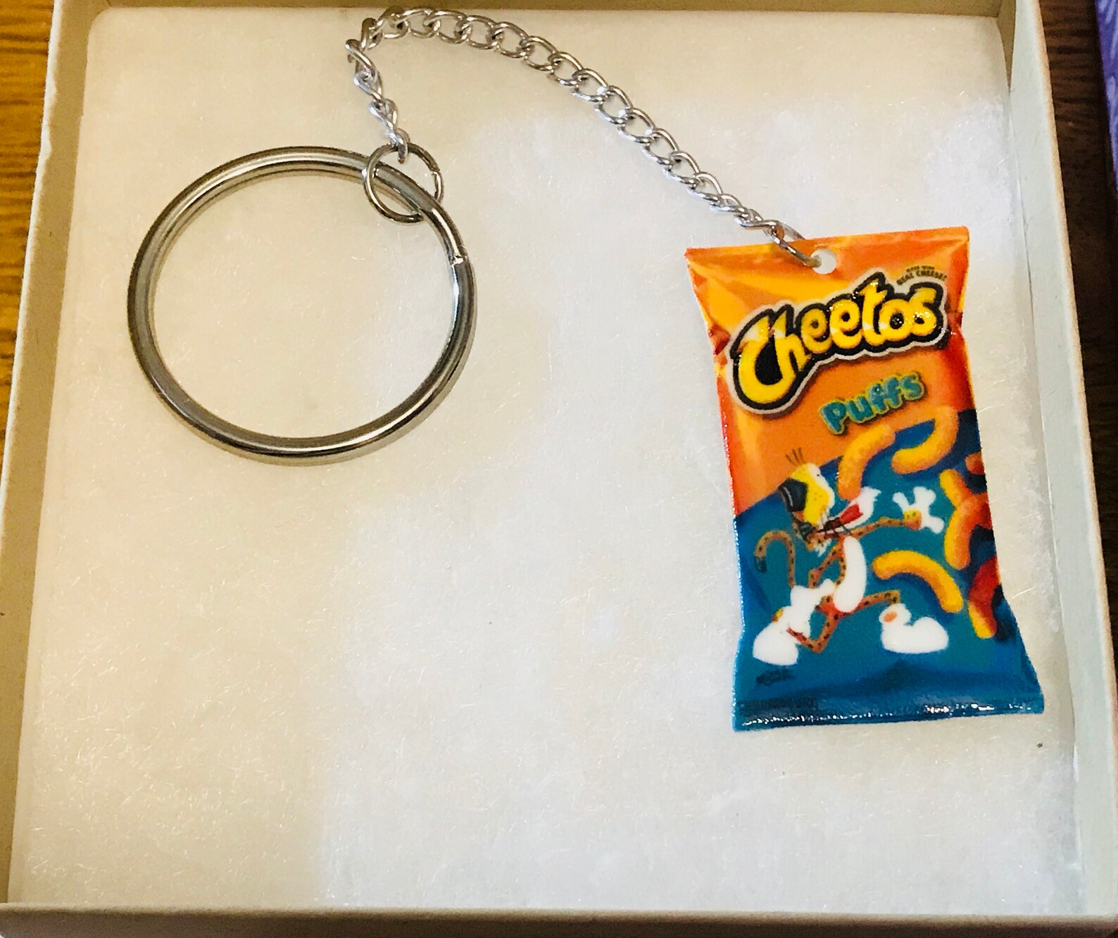 Junk Food Keychaincheese Puffs Keychain Cheese Curls | Etsy