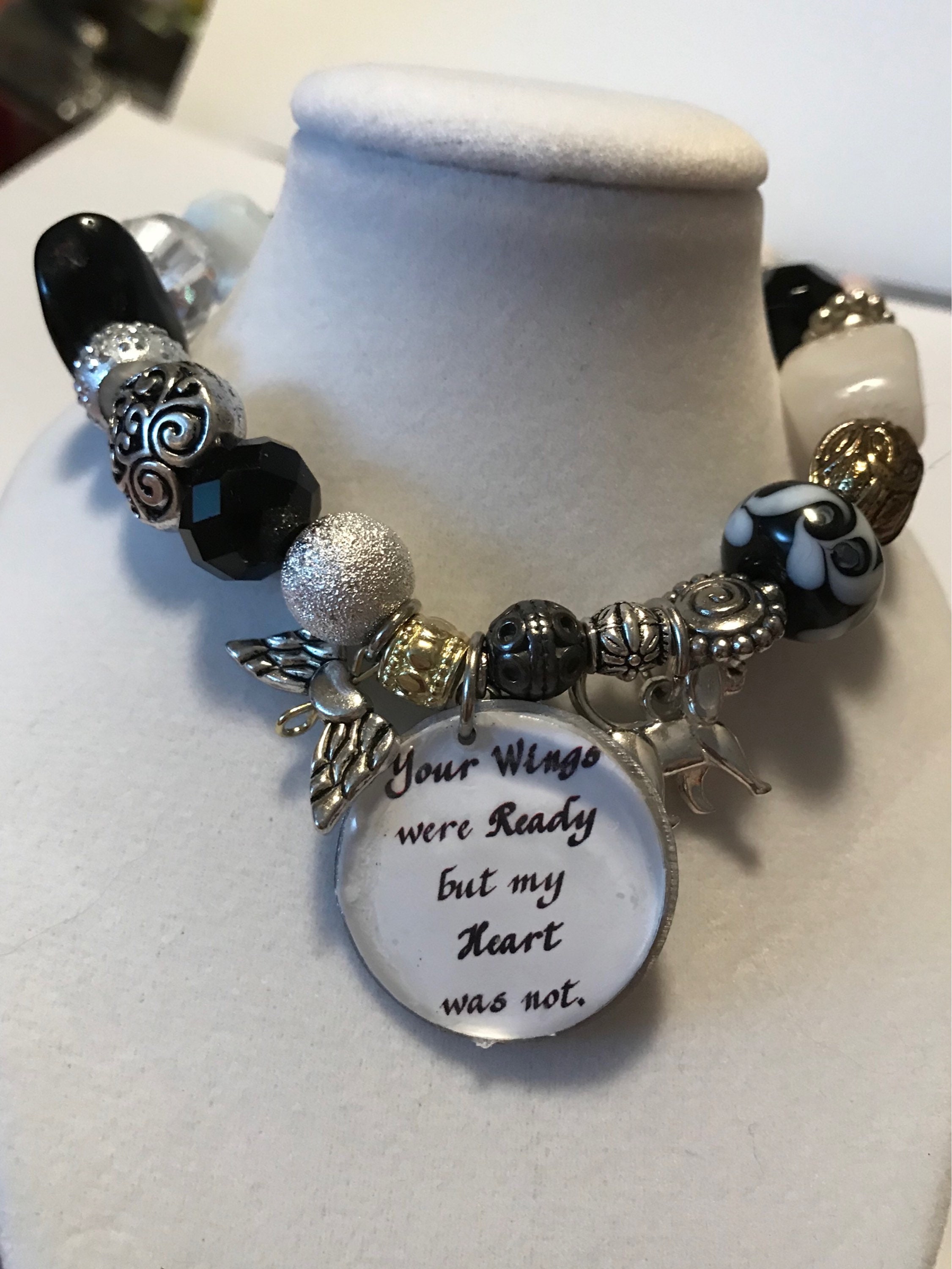 The Malachi Bracelet in Memory of With Cat or Dog Charmpet | Etsy