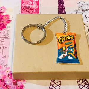Junk Food Keychaincheese Puffs Keychain Cheese Curls - Etsy