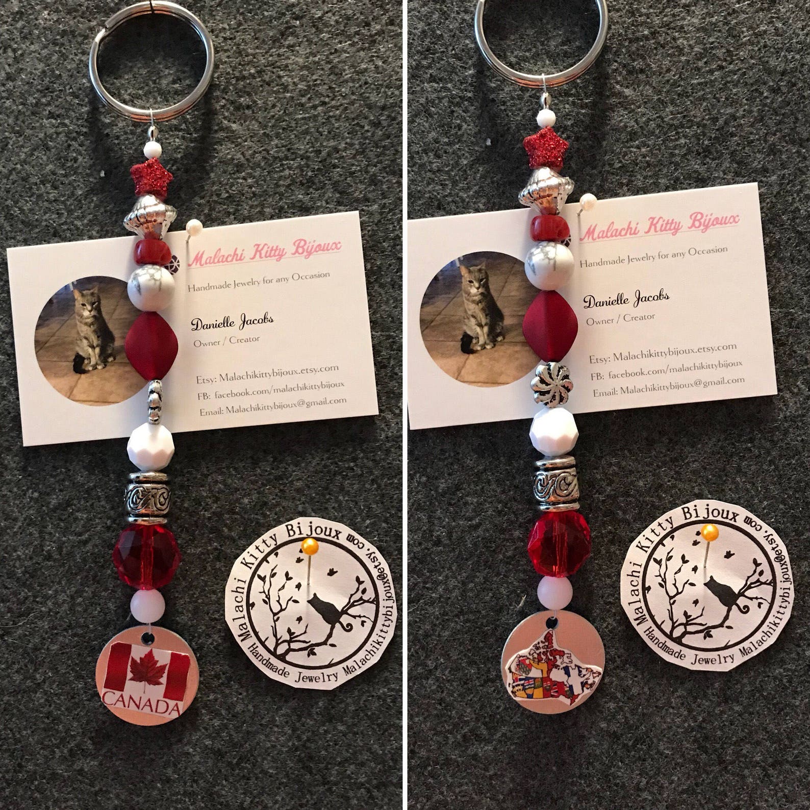 Nation Keychains (choose Your Country)(usa, Ireland, Australia, Germany ...