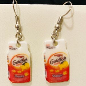 Junk Food Keychaincheese Cracker Keychain Cheddar Cracker - Etsy