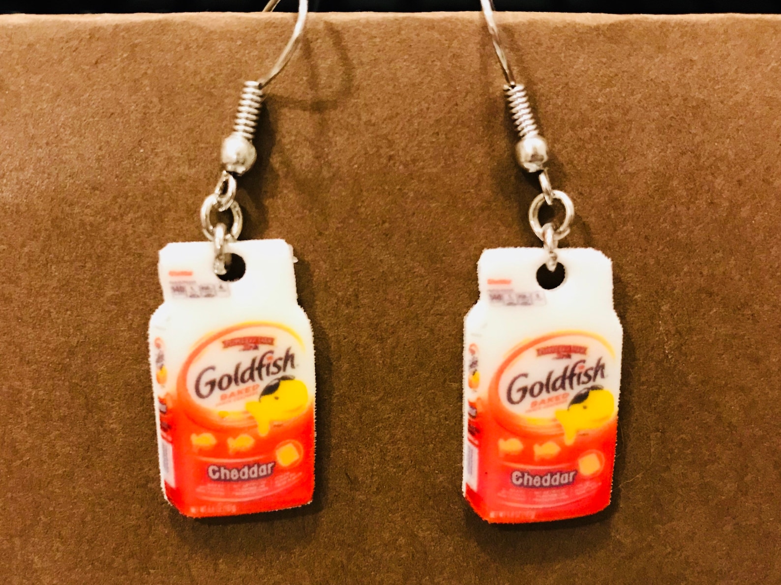 Junk Food Keychaincheese Cracker Keychain Cheddar Cracker | Etsy