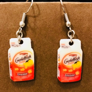 Junk Food Keychaincheese Cracker Keychain Cheddar Cracker - Etsy