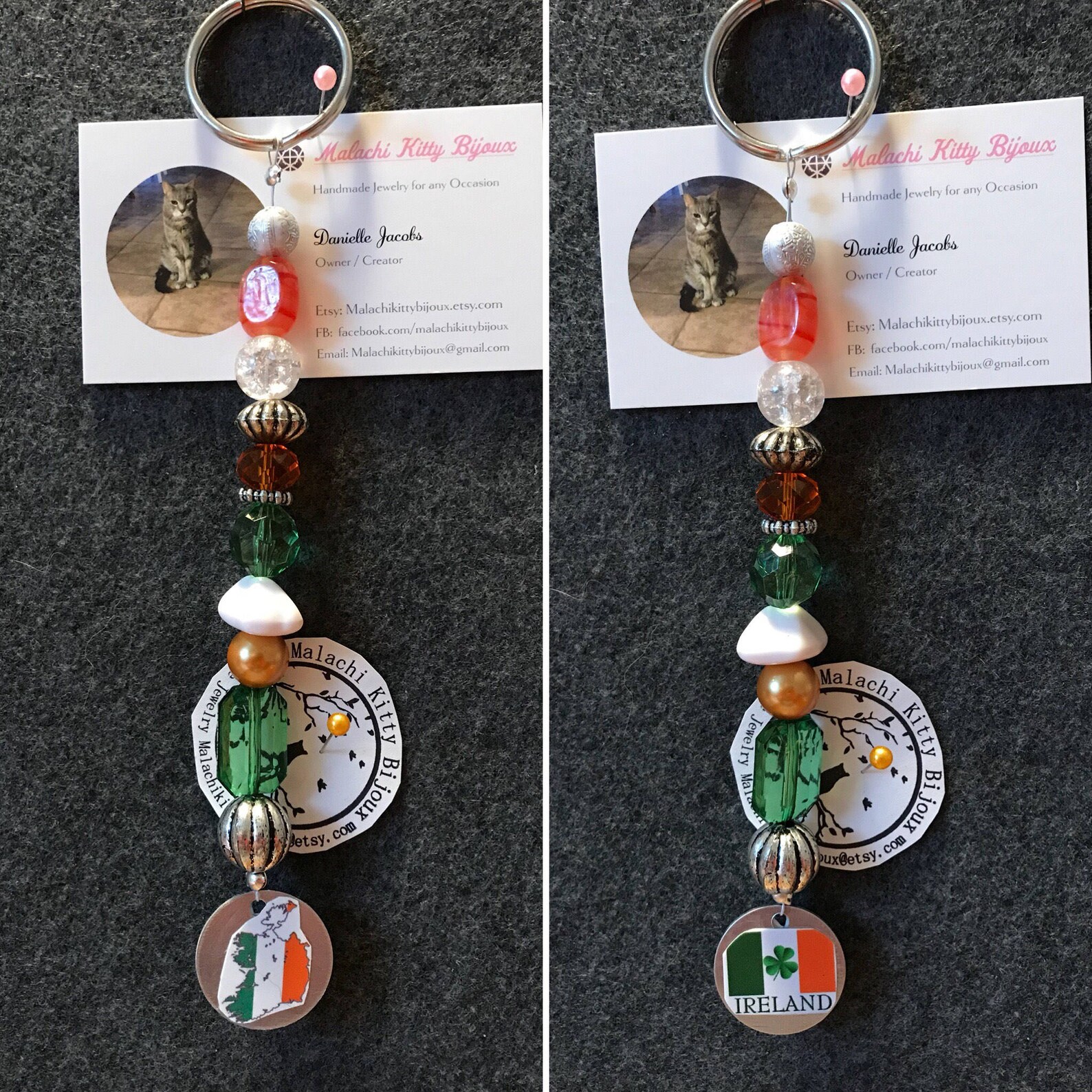 Nation Keychains choose Your Countryusa Ireland | Etsy