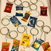 Junk Food Keychaincheese Puffs Keychain Cheese Curls - Etsy