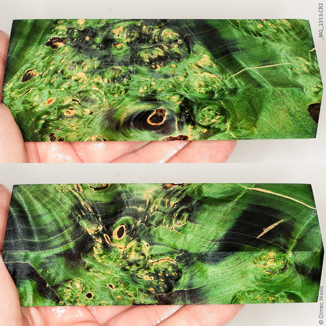 Stabilized Wood Box Elder Burl Block, Wood Knife Handle, Natural Wood ...