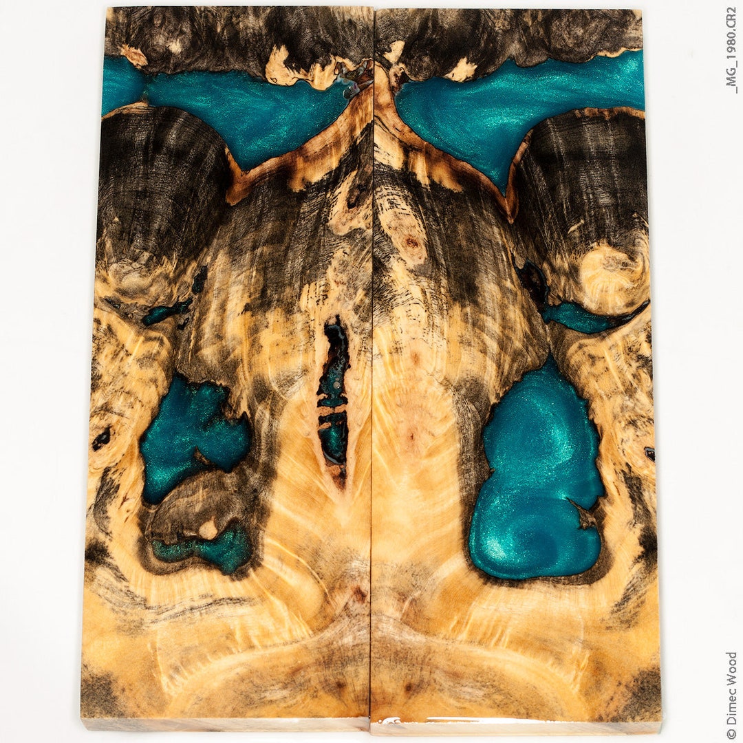 Stabilized Wood Hybrid Buckeye Burl Panels Knife Scales - Etsy