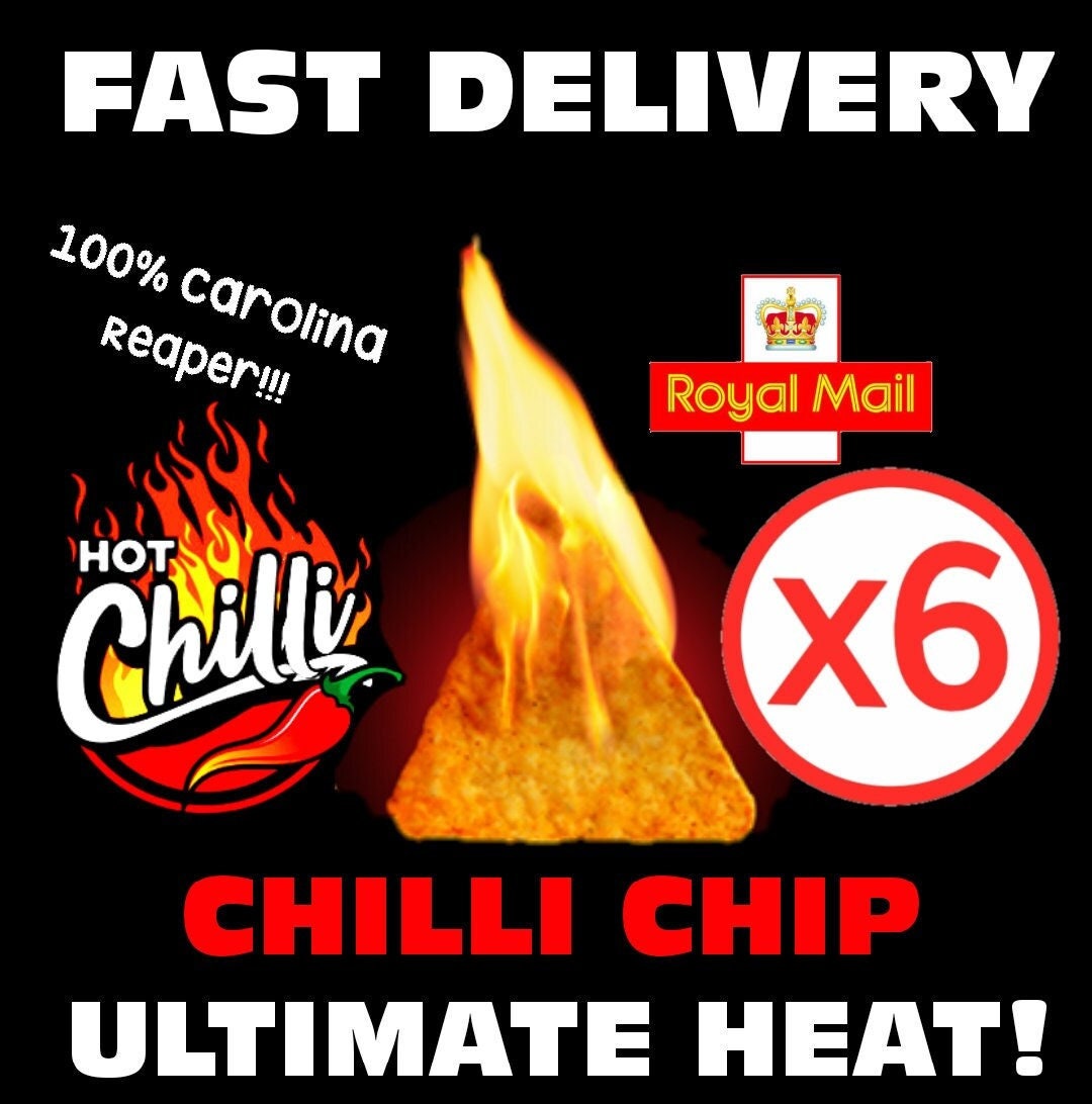 6 X One Chip - Very Hot Tortilla Chips - Etsy