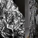 Silvery Black Stretch Fashioin Fabric,texture Fabric,metallic Silver ...