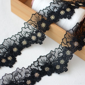 6 Colors Lace Trim,floral Embroidery Lace Trim,dress Decors,diy Craft ...