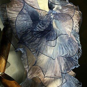 Purple Ombre Lace Trim,5.9 Inches Width Lace Trim,ruffle Trim,pleated ...