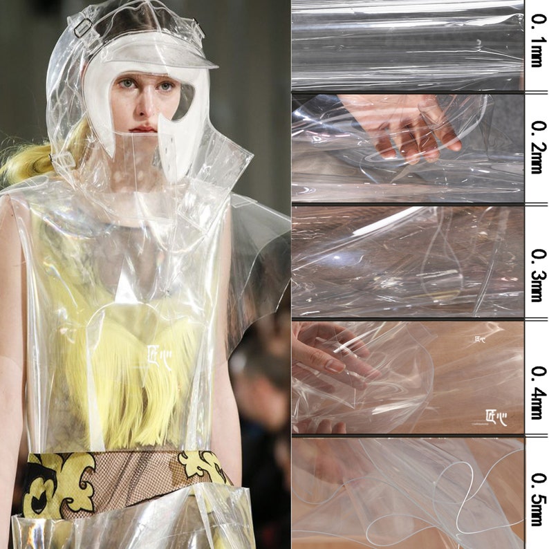 Fully Transparent TPU Fabric,raincoat Waterproof Bag PVC Fabric ...