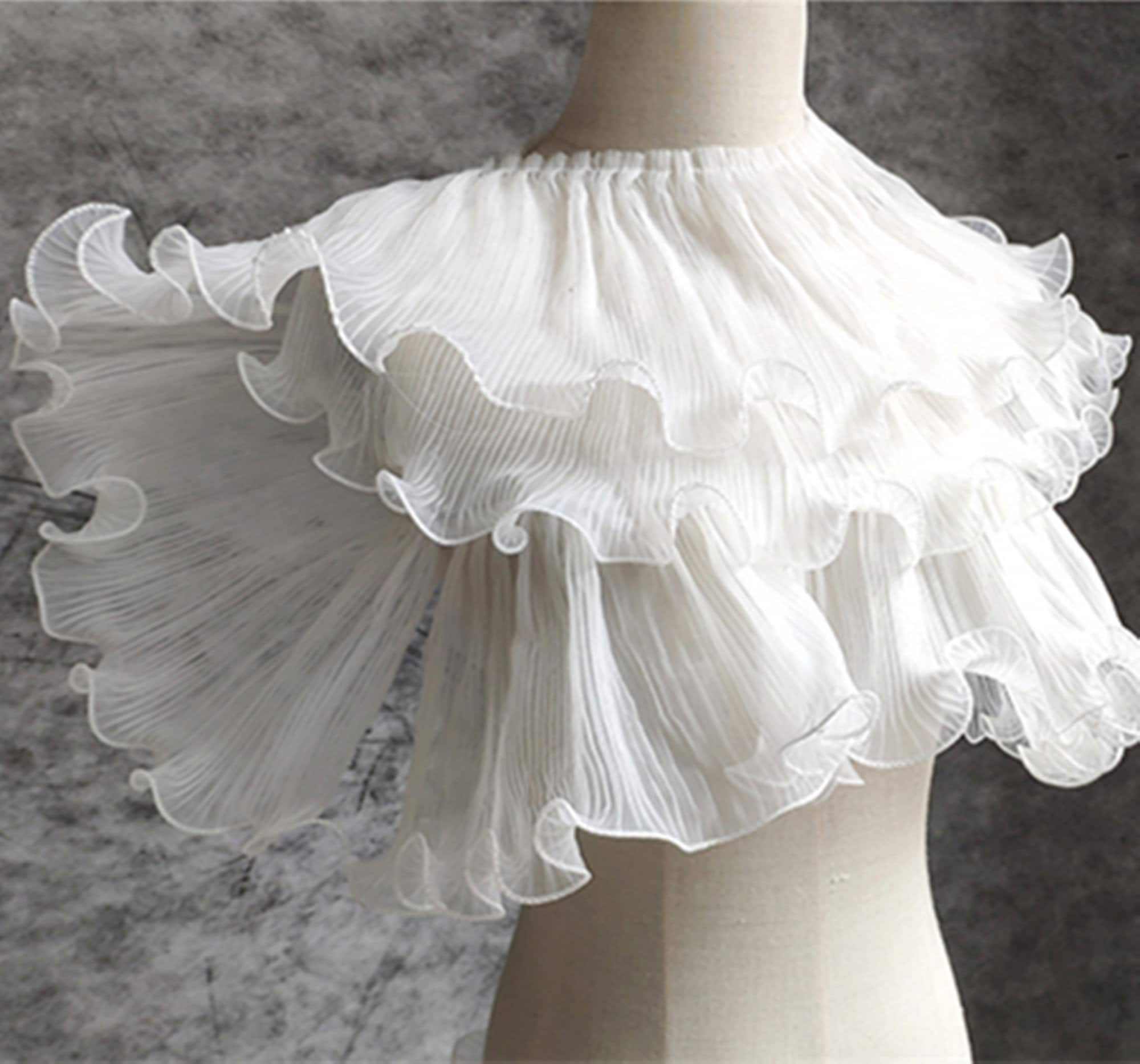 Ruffle Lace Trim7 Inches Width Lace Trimruffle Trimskirt | Etsy