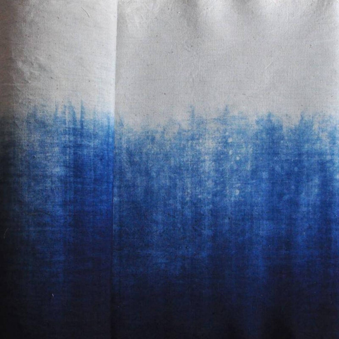 Blue Cotton Fabric Pure Fabric Gradient Color Bag Fabric - Etsy