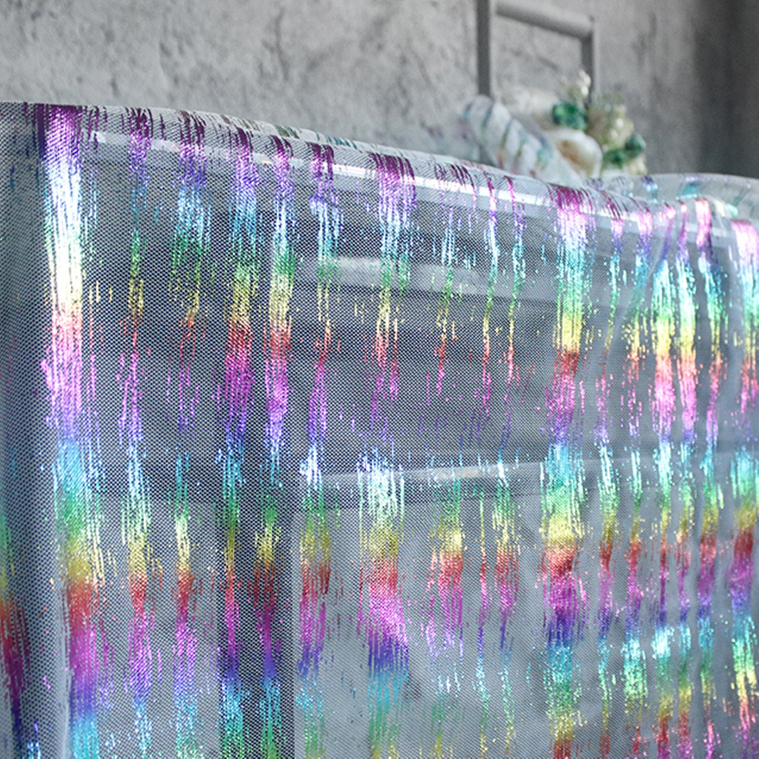 Colorful Mesh Lace Fabricbridal Gown Party Costumes - Etsy