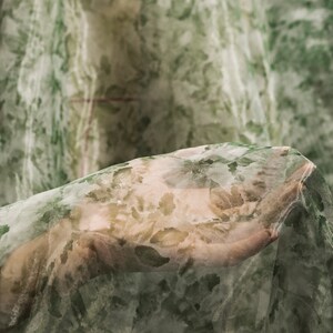 Green Organza Fabric,sheer Mesh Fabric,fabric for Wedding Dress,green ...