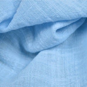 Colorful Linen Cotton Blend Fabric: Solid Color Clothing Fabric (half ...