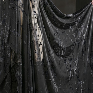 Black Lace Fabric,sheer Lace Mesh Fabric,design Fabric for Party,dress ...