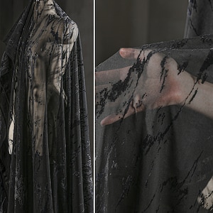 Black Lace Fabric,sheer Lace Mesh Fabric,design Fabric for Party,dress ...