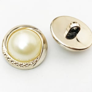 6 Pieces of Set Pearl Buttons,bridal Buttons,jewelry,clothing ...
