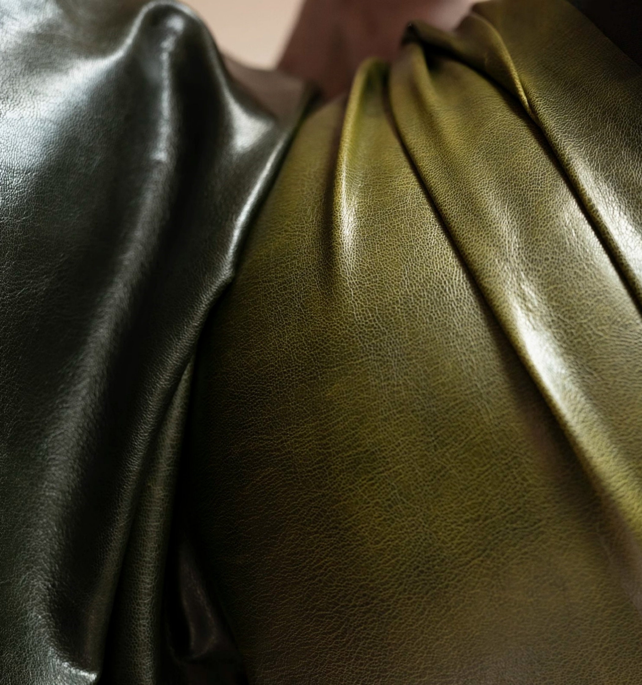 2 Way Stretch Faux Leather Fabric: PU Viscose Apparel Fabric - Etsy