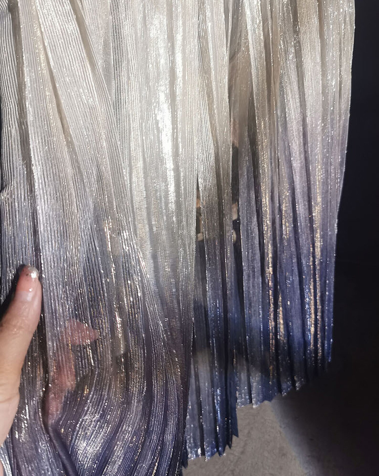 Lace Stripe Pleated Fabric,gilding Fabric,dress Fabric,design Fabric ...