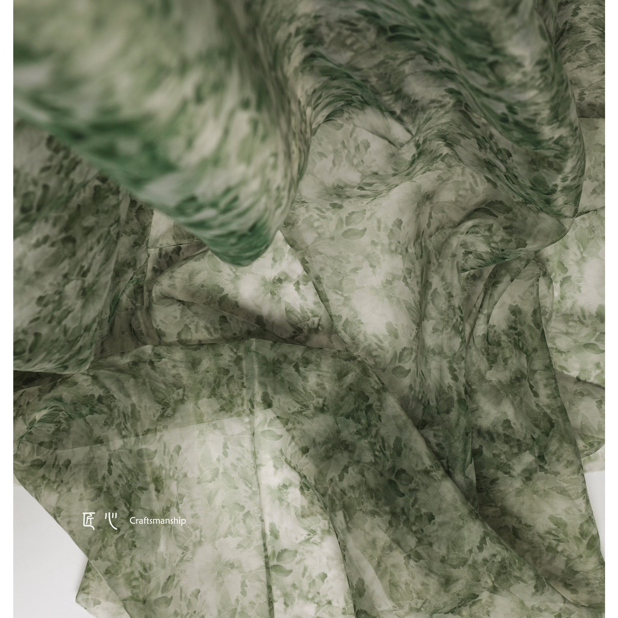 Green Organza Fabric,sheer Mesh Fabric,fabric for Wedding Dress,green ...
