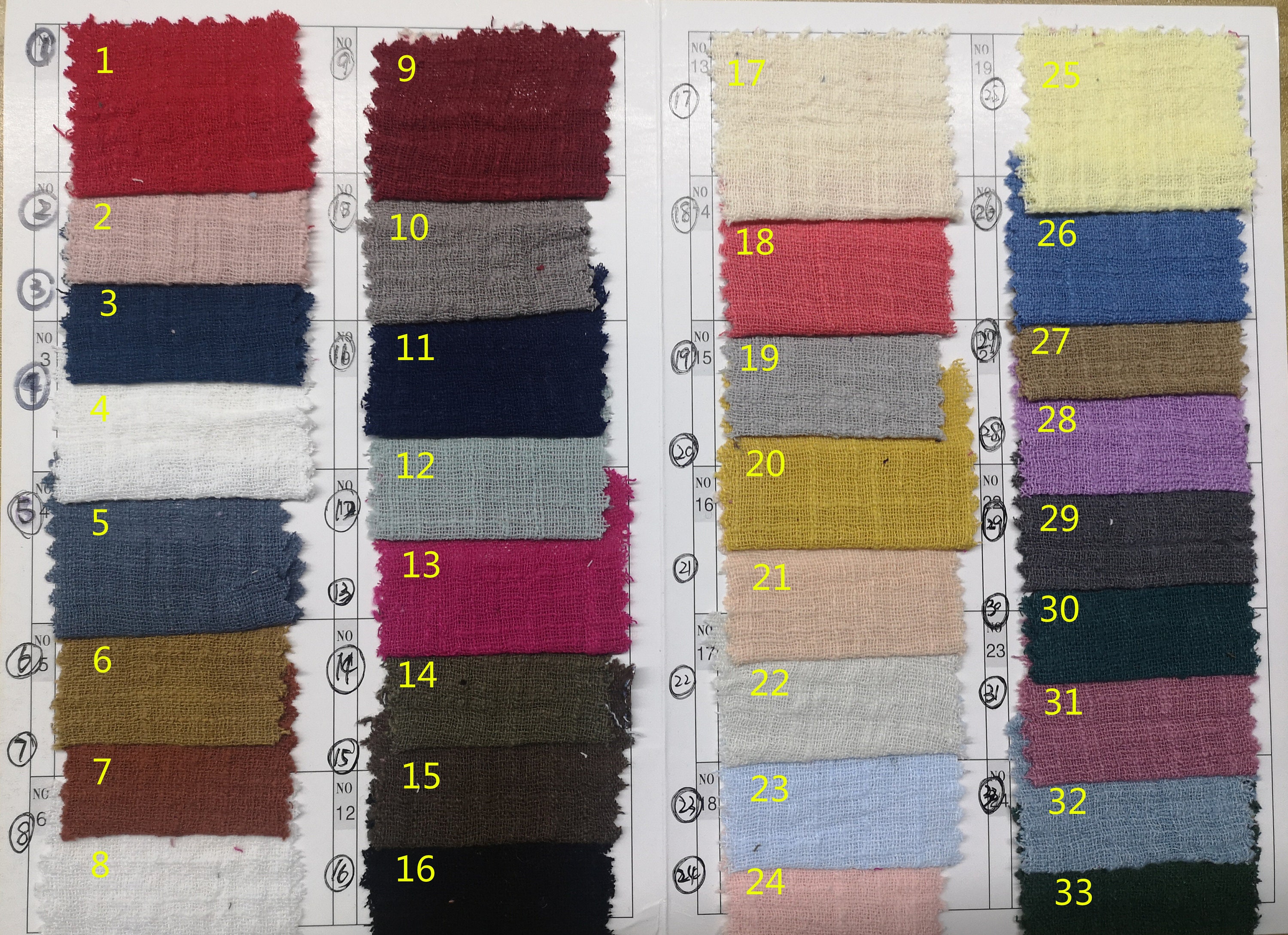 Colorful Linen Cotton Fabricsolid Color Linen Cotton Blend - Etsy UK