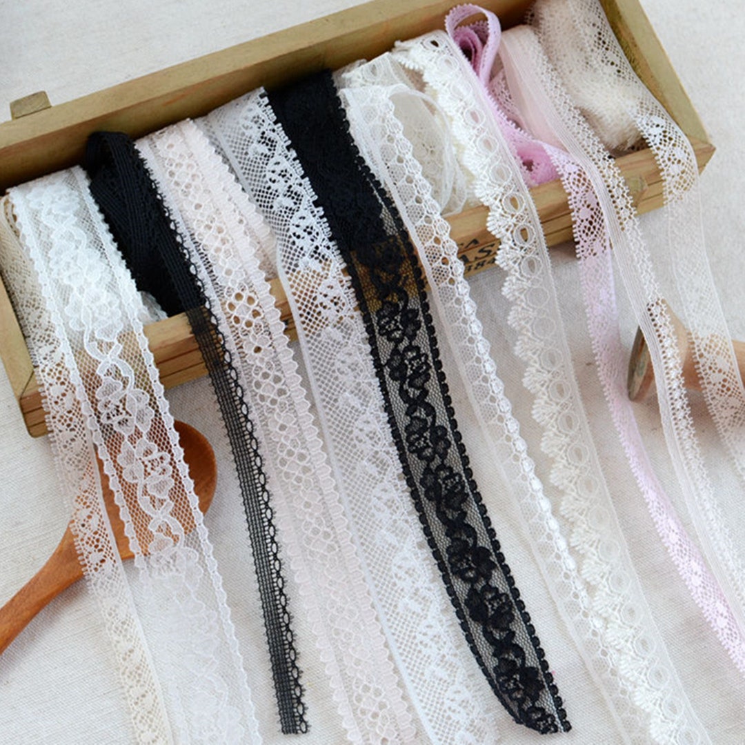 5 Yards Floral Lace Trim,white Lace Trim,lace Dress Decors,diy Craft - Etsy