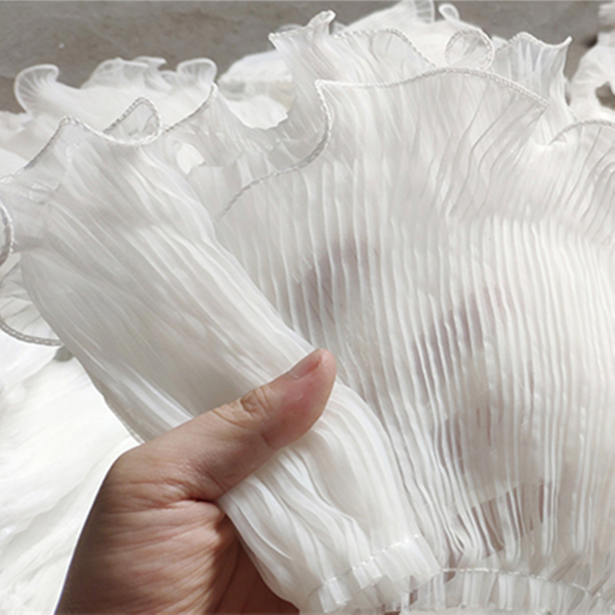 Ruffle Lace Trim7 Inches Width Lace Trimruffle Trimskirt | Etsy