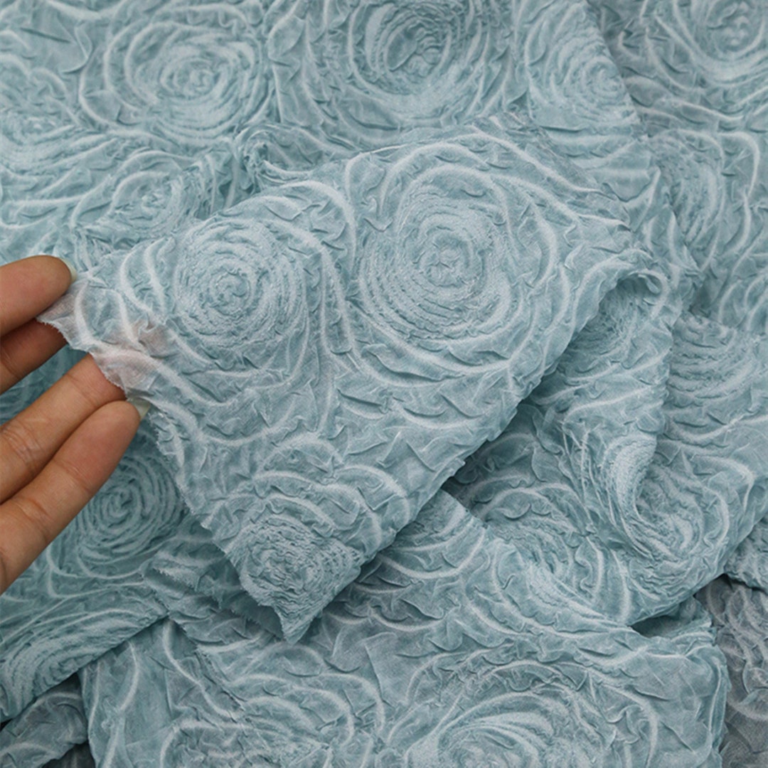 3D Flower Fabric,rose Lace Fabric for Wedding,dress Fabric,bridal ...