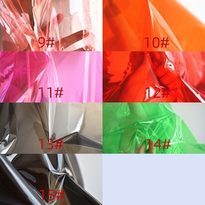 0.2mm Transparent TPU Fabric,raincoat Waterproof Bag PVC Fabric,15 ...