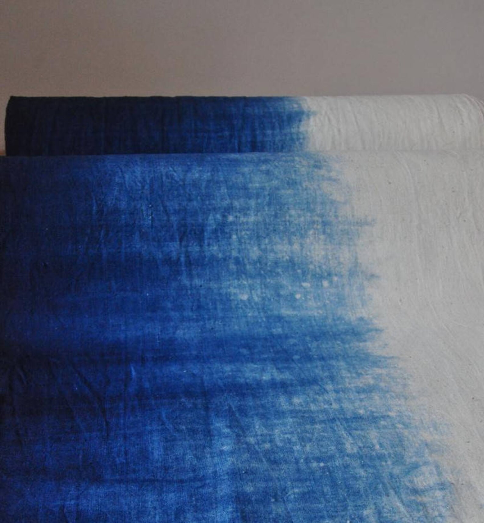 Blue Cotton Fabric Pure Fabric Gradient Color Bag Fabric - Etsy