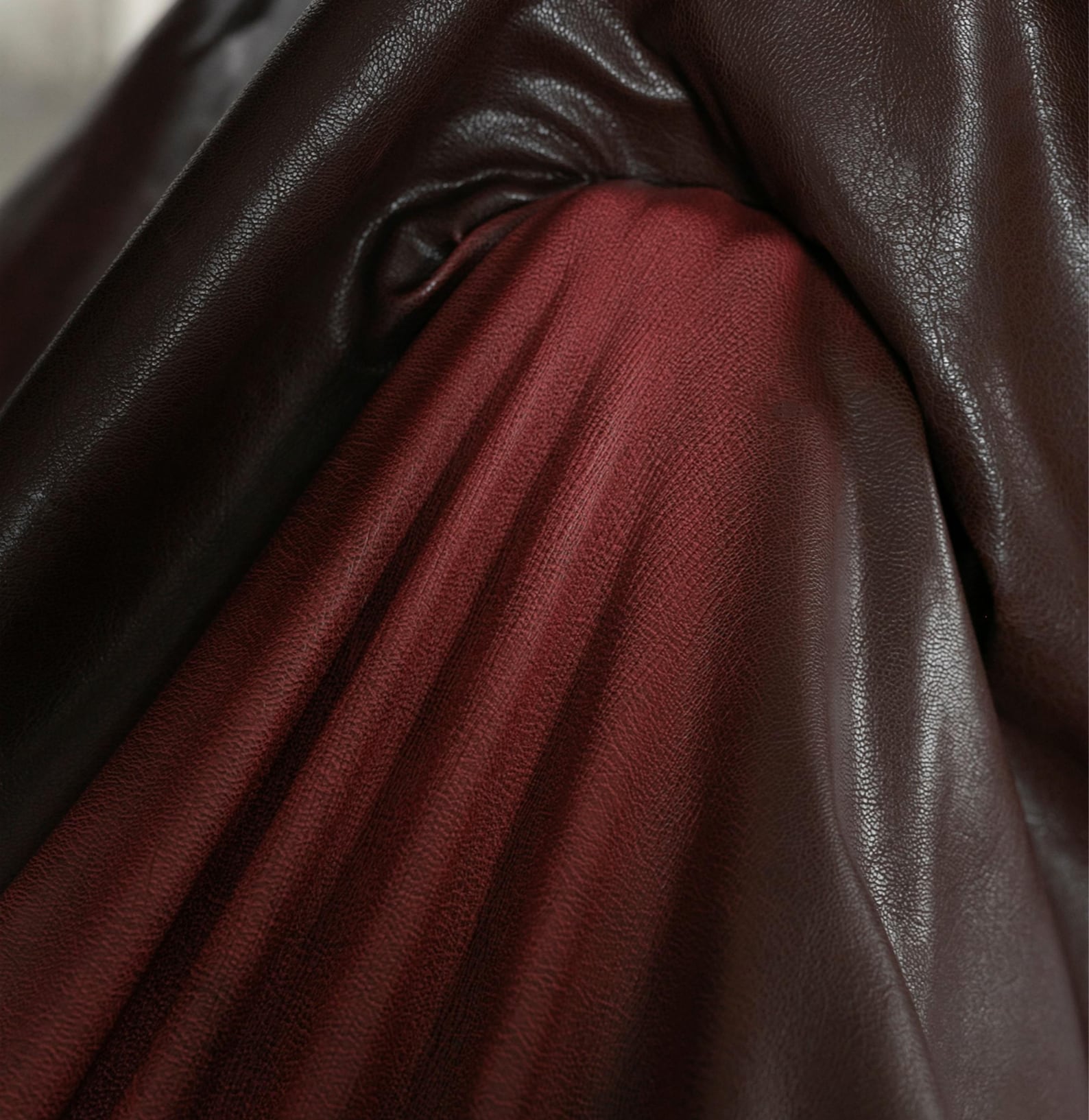 2 Way Stretch Faux Leather Fabric: PU Viscose Apparel Fabric - Etsy