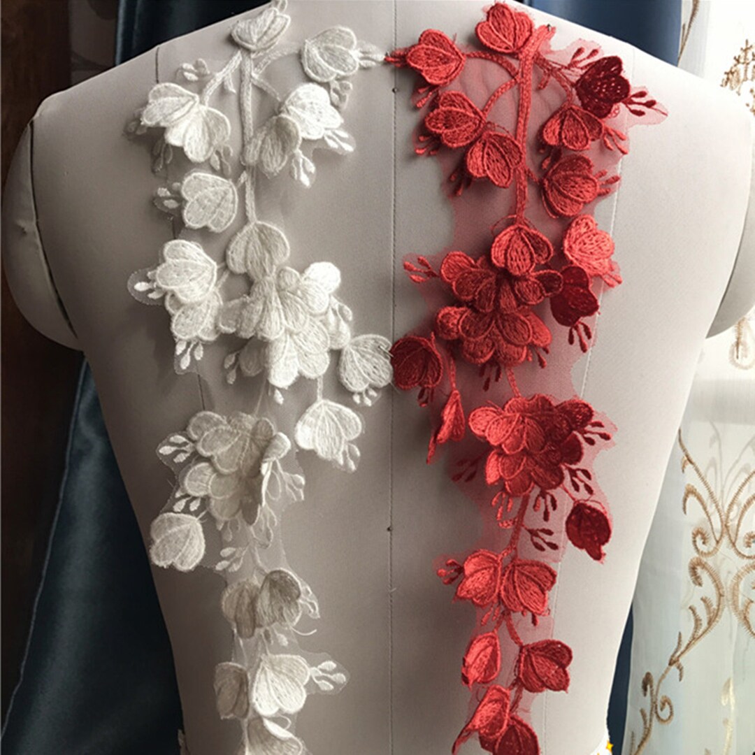 Flower Lace Applique,embroidery Applique Patch,decorative Patches for ...