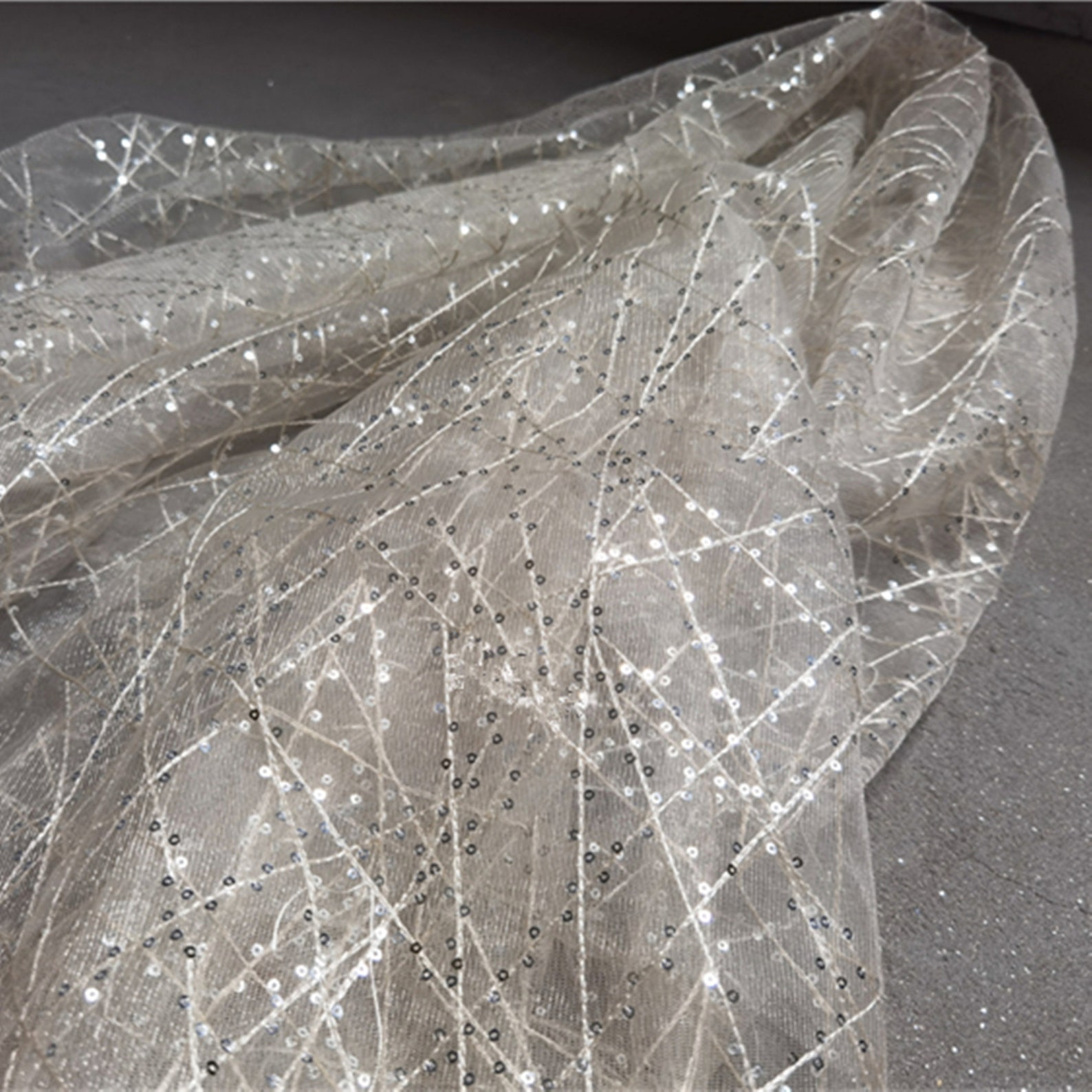 Lace Mesh Lace Fabricembroidered Floral Lace With - Etsy