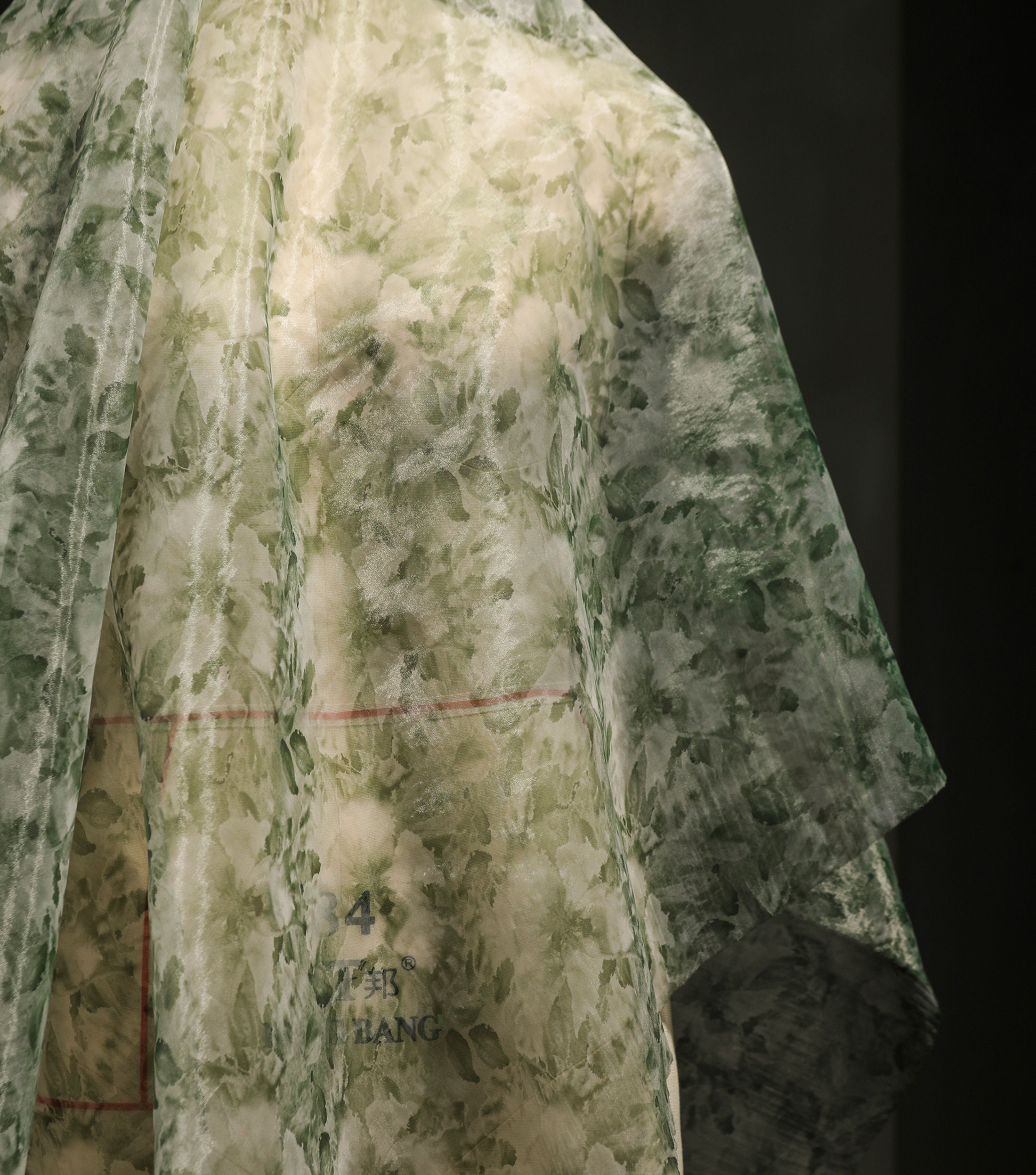 Green Organza Fabric,sheer Mesh Fabric,fabric for Wedding Dress,green ...