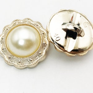 6 Pieces of Set Pearl Buttons,bridal Buttons,jewelry,clothing ...