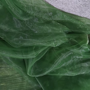 Green Organza Fabric,elegant Fabric,fashion Fabric Sewing for Wedding ...