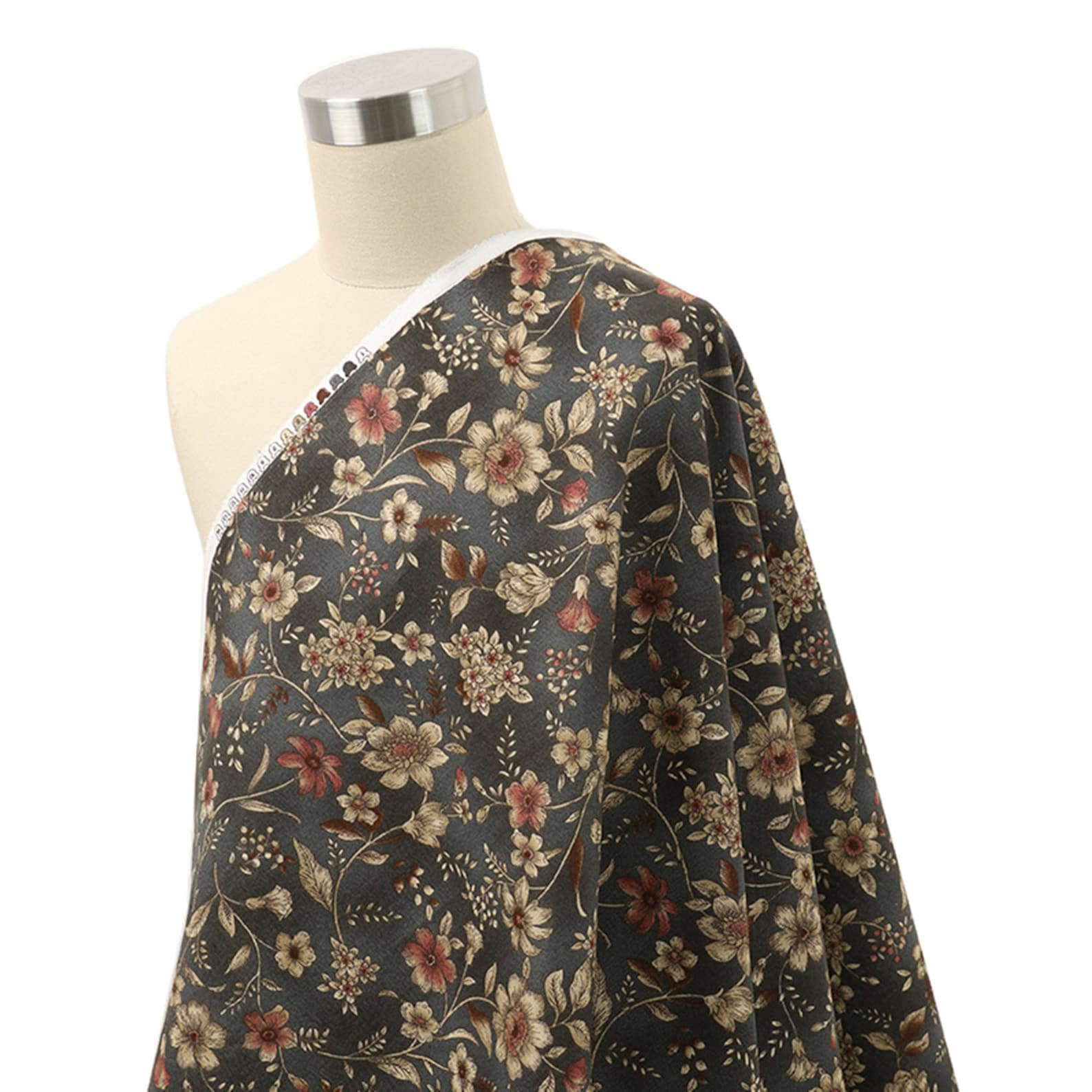 3 Colors Floral Style Linen Fabricmedium Weight Linen Fabric - Etsy