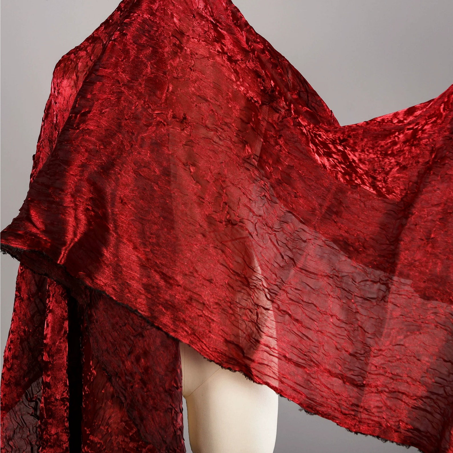 8 Colors Wrinkle Glossy Fabric,designer Fabric,smooth Well Drap Fashion ...