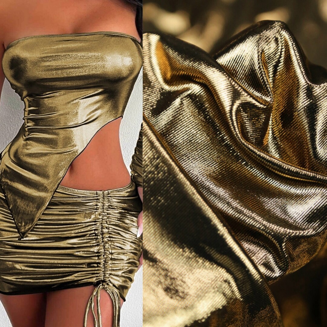 20 Colors Luxury Shiny Stretched Fabric,glossy Drooping Soft Elastic ...