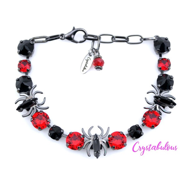 Swarovski Spider Bracelet - Etsy