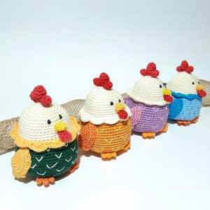 Easter Chicken Crochet Patterns Easter Tray Decor Easter Ornaments ...