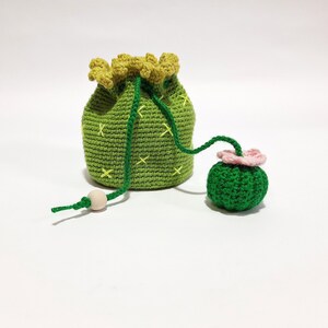 Crochet Dice Bag Pattern Crochet Bag Pattern Dice Holder Treasure Bag ...