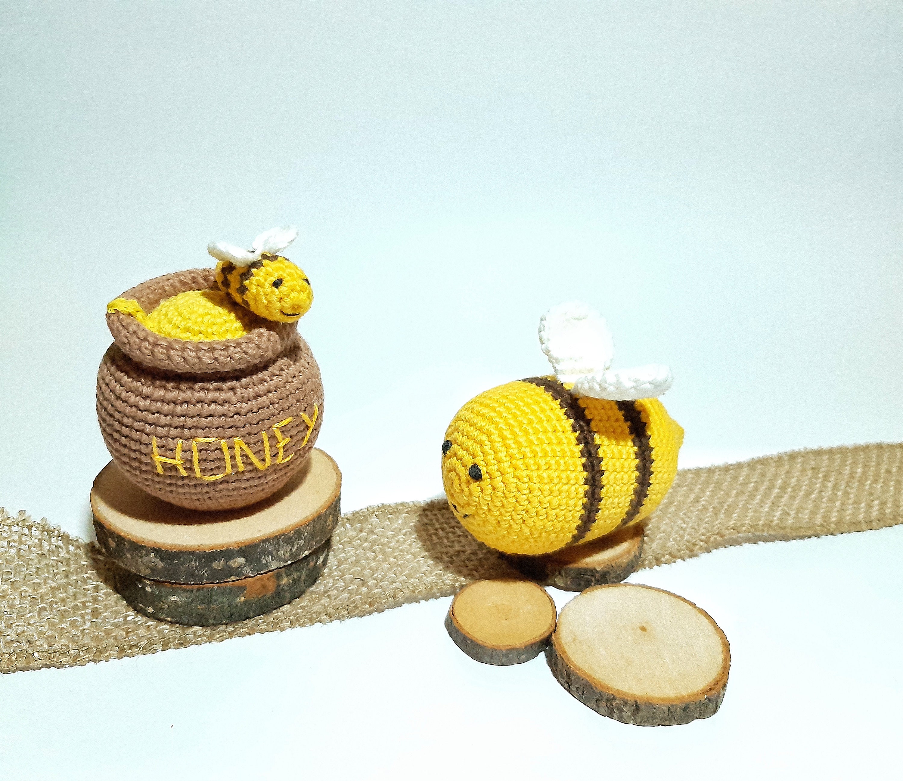 Honey Bee Decor Crochet Patterns Crochet Bee Bee Decor Bee - Etsy